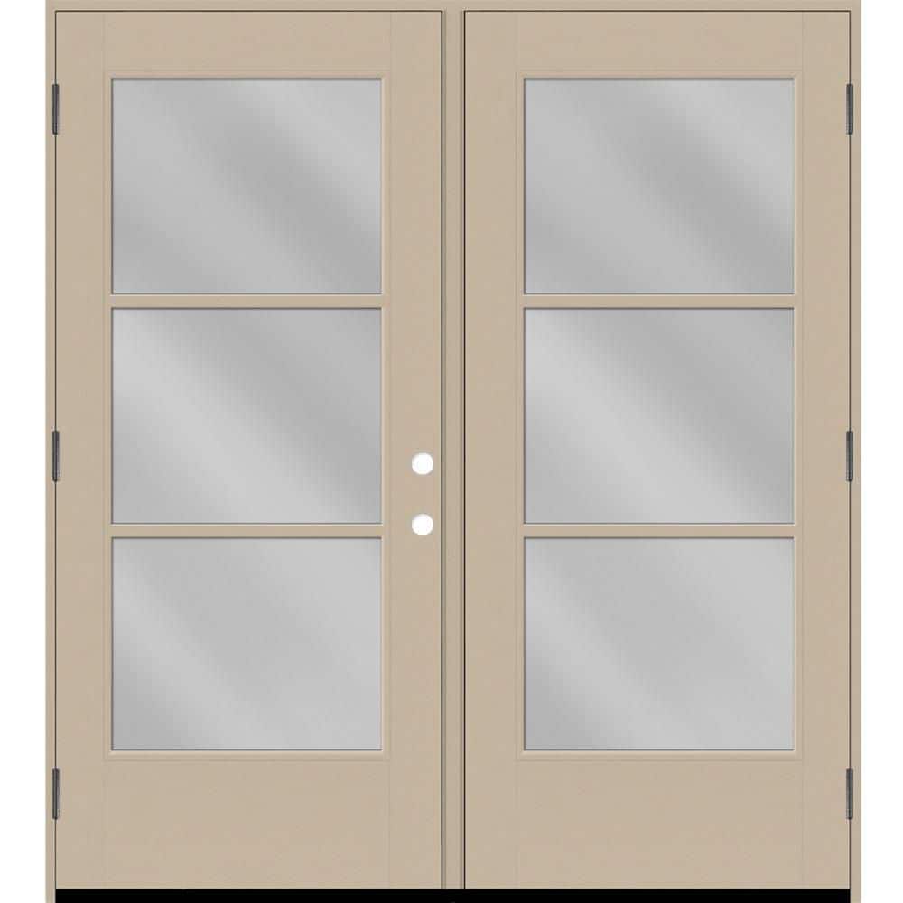 Steves & Sons Legacy 72 in. x 80 in. Icon 3L Modern Clear Glass ...