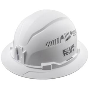 Klein Tools Vented Full Brim Style Hard Hat 60401 - The Home Depot
