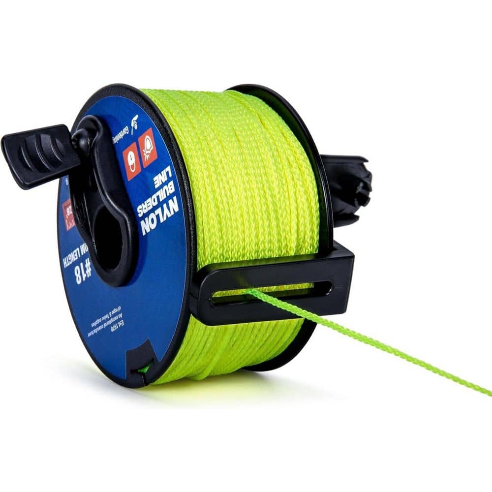 Laybus 328 ft. Yellow Professional Mason Lining Tools, #18 Braided ...