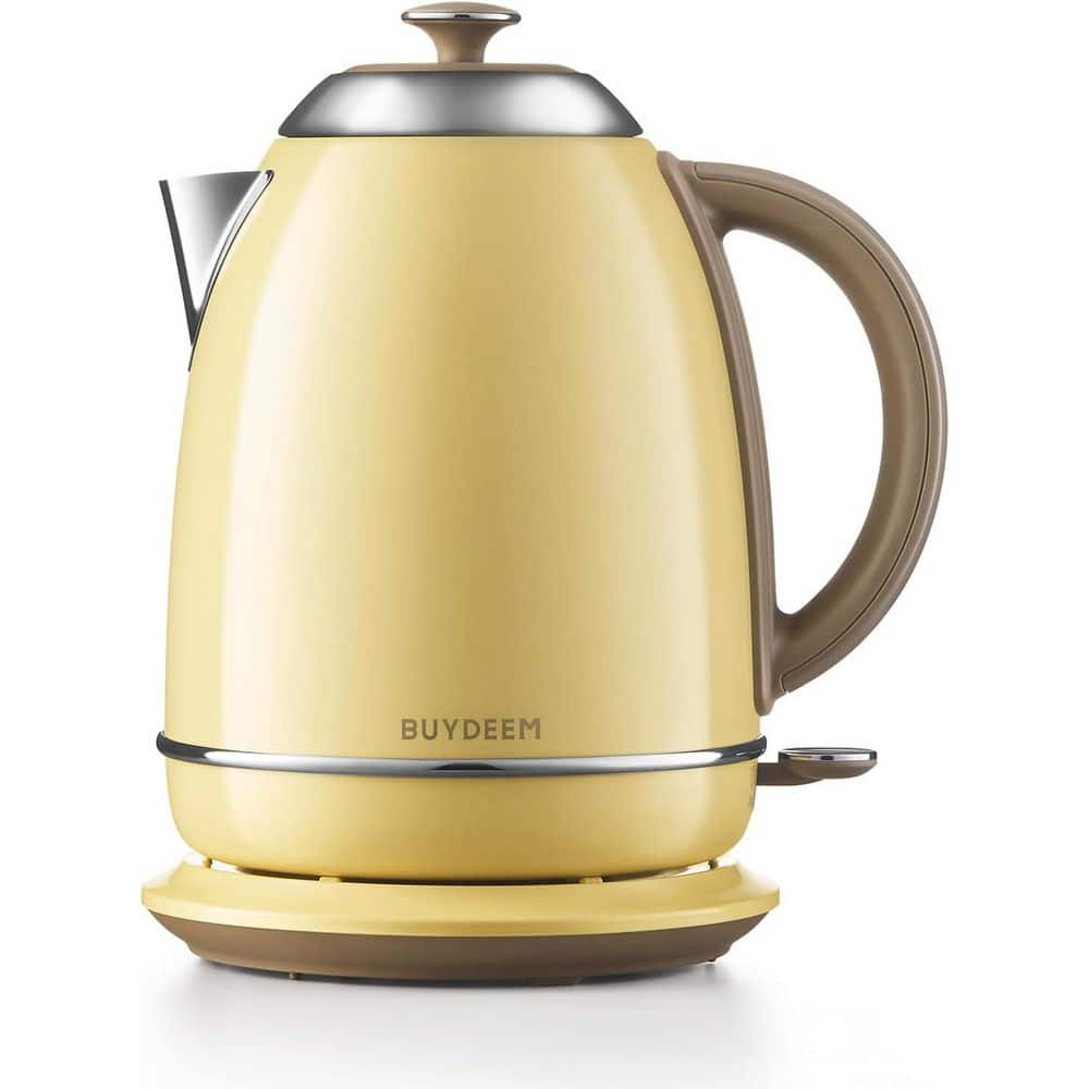 BUYDEEM K640 Stainless Steel Electric Tea Kettle with Auto Shut-Off ...