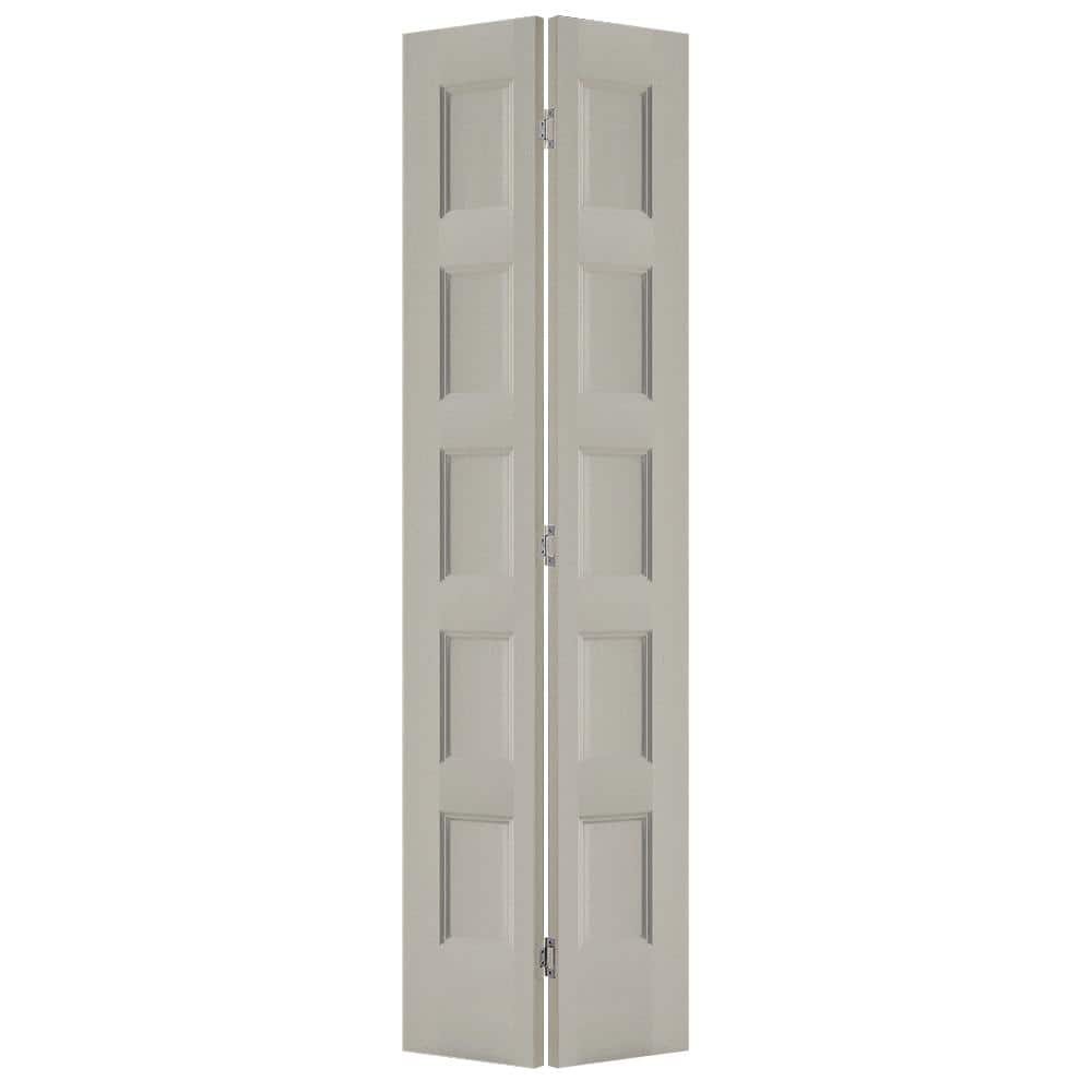 JELD-WEN 24 in. x 80 in. Conmore Desert Sand Paint Smooth Hollow Core ...