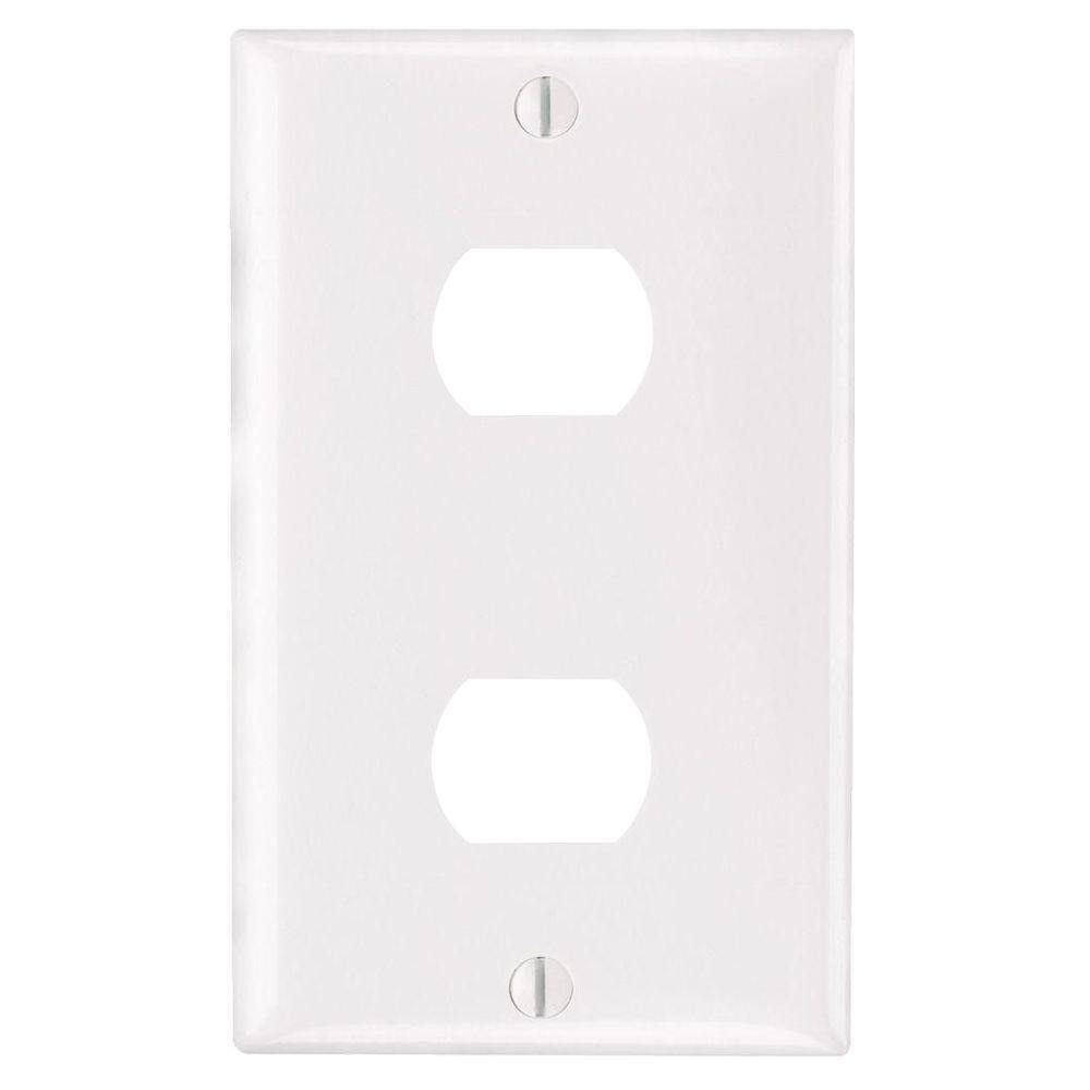 Legrand Pass & Seymour 1 Gang Despard 2 Toggle Switch Wall Plate, White ...
