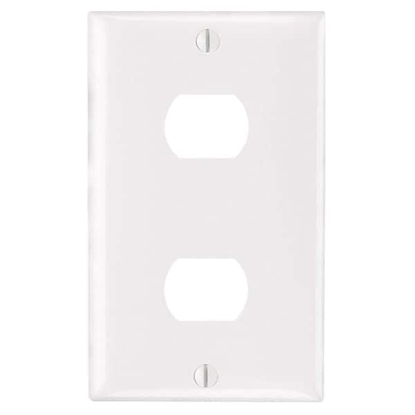 Legrand Pass & Seymour 1 Gang Despard 2 Toggle Switch Wall Plate, White ...