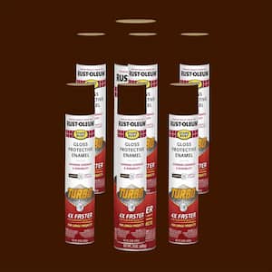 Rust-Oleum Stops Rust 24 oz. Turbo Spray System Gloss Sunrise Red Spray ...