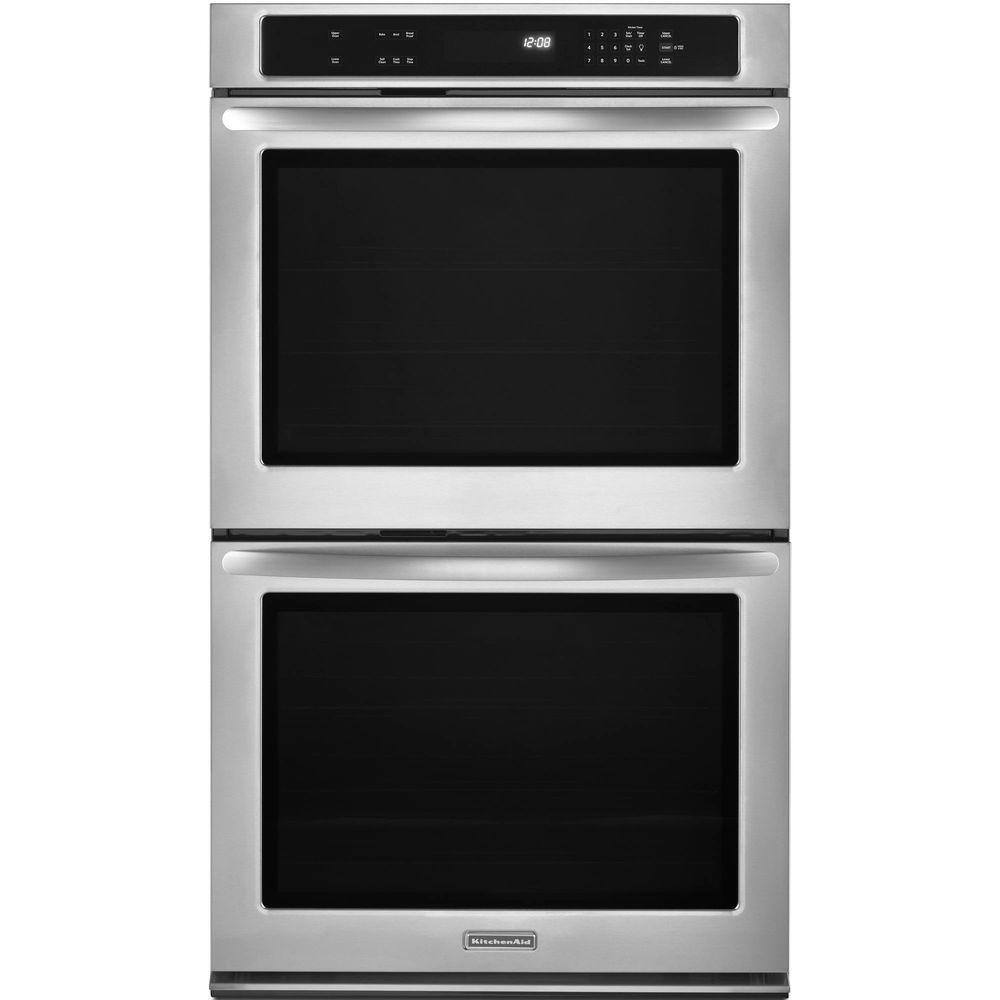 KitchenAid Architect Series II 30 in. Double Electric Wall Oven in ...