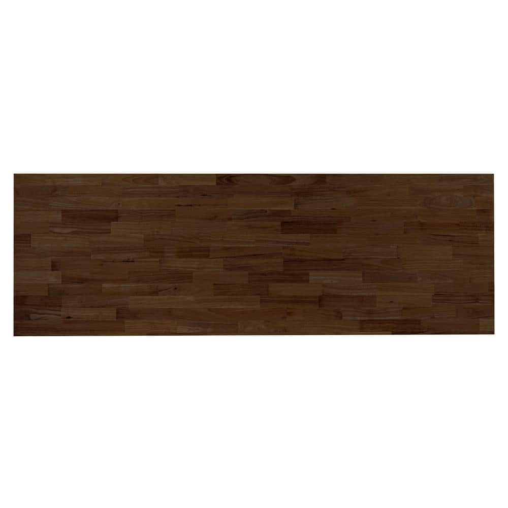 MSI 6 ft. L x 25 in. D x 1.5 in. T Finished Hevea Butcher Block ...