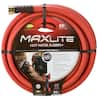 Element MAXLite Hot Water Rubber+ 3/4 in. x 50 ft. Hose CELSGHW34050 ...