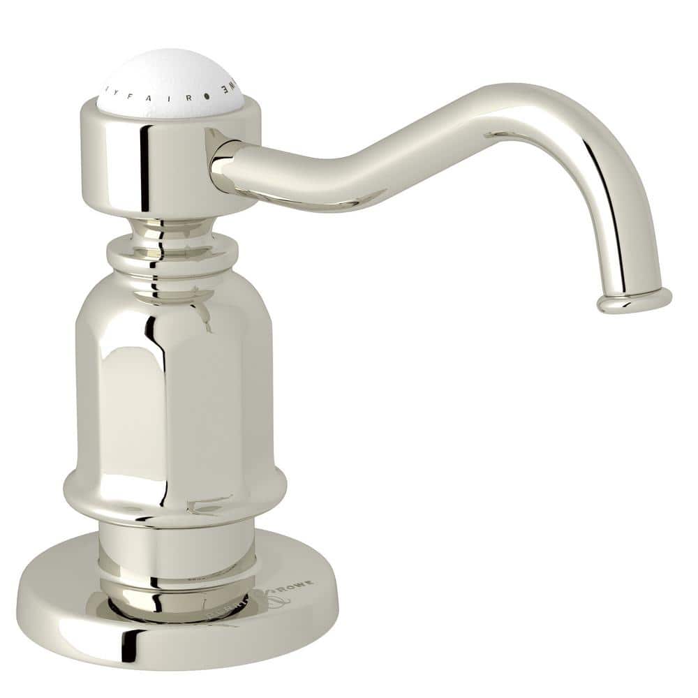 ROHL Edwardian Soap Dispenser in Polished Nickel U.6995PN - The Home Depot