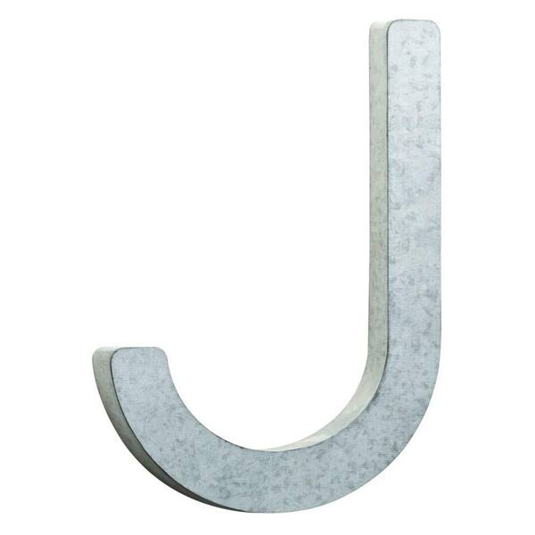 Liberty 8 in. Vintage Style Galvanized Steel Letter J HDCB-J - The Home ...