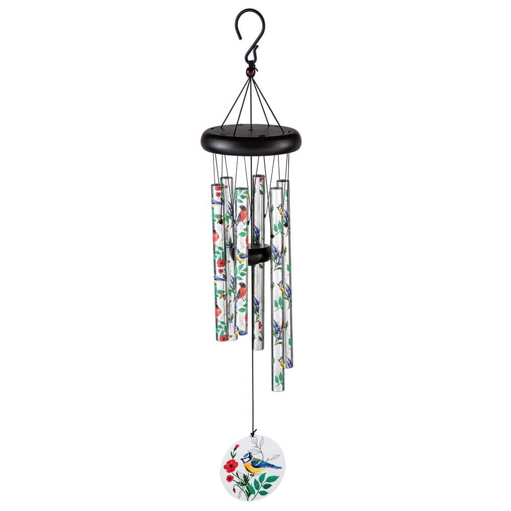Evergreen Enterprises 27 in. Songbirds Avria Printed Hand Tuned Metal ...