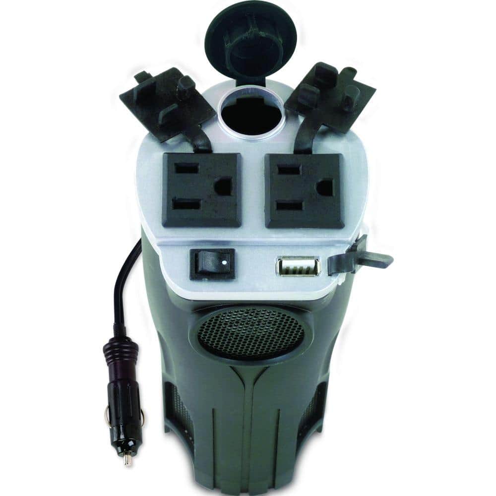 Rally Manufacturing 200-Watt Cup Holder Power Inverter 7413 - The Home ...