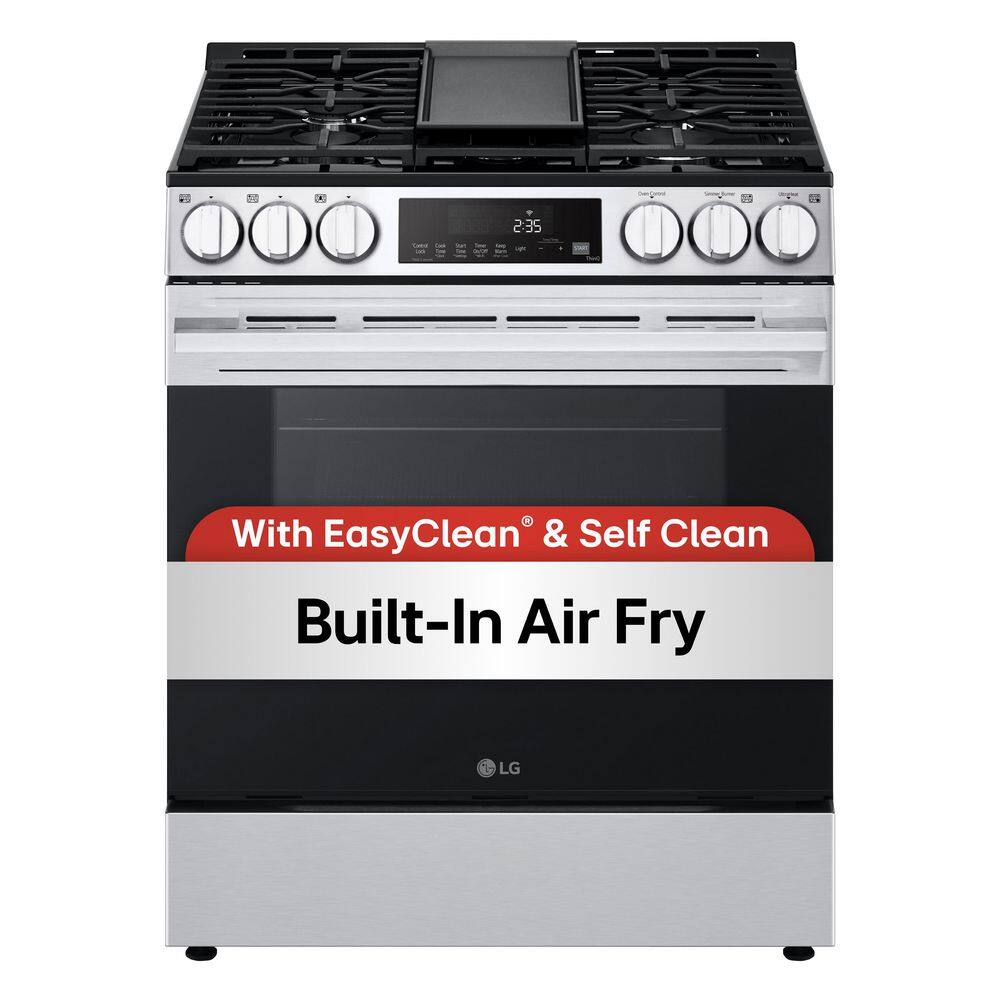 Have a question about LG Smart Gas 30 in. 5 Burners Slide-in Gas Range ...