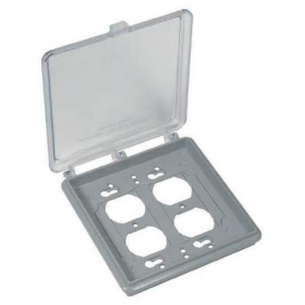 Commercial Electric 2-Gang Weatherproof In-use Multi Cover Nonmetallic ...
