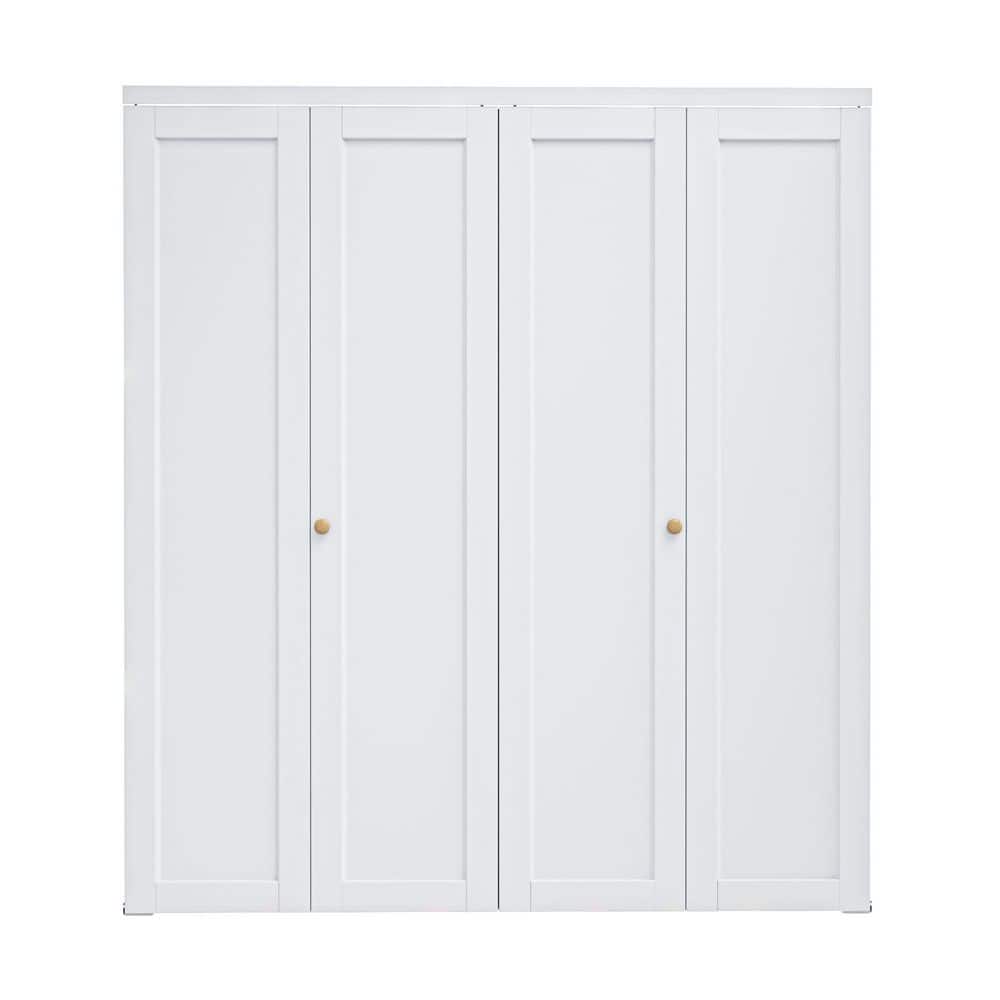 ARK DESIGN 72 in. x 84 in. 1 Lite Solid Core Panel White Primed ...