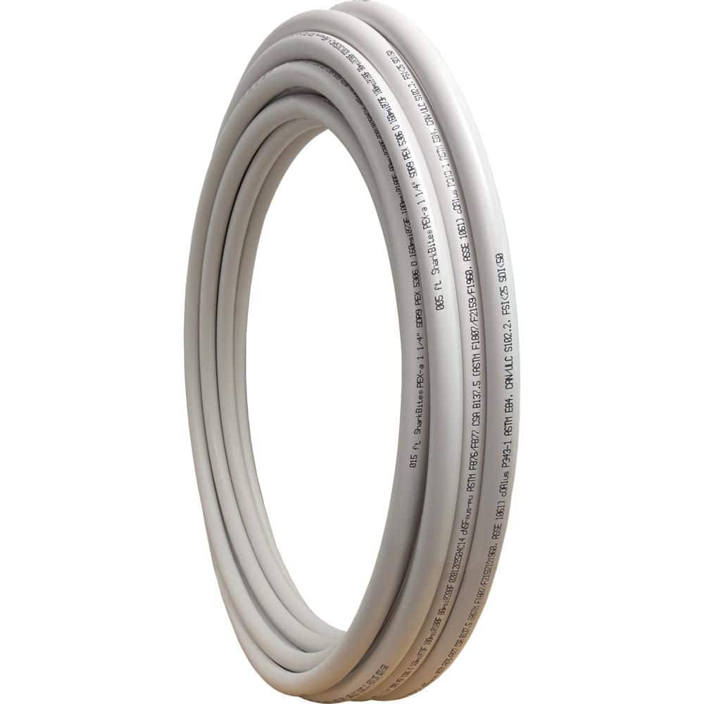 SharkBite 1-1/4 in. x 100 ft. Coil White PEX-A Pipe UA85W100 - The Home ...