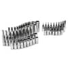 Husky 1/4 in. Drive SAE and Metric Socket Set (66-Piece) H4D66PCMSS ...