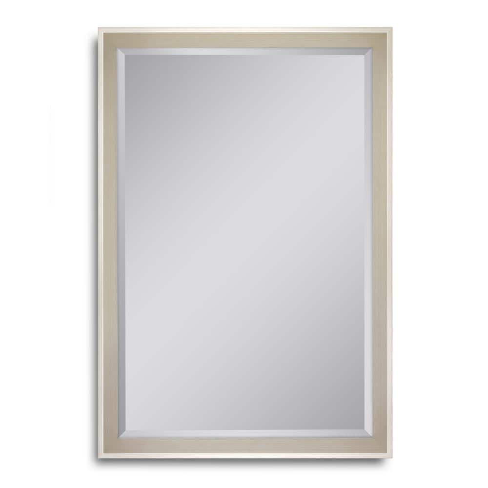 Deco Mirror 33 in. W x 43 in. H High Tower Champagne Wall Mirror-8041 ...