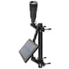 Hampton Bay Solar 50 Lumens Black Outdoor Integrated LED Flag Pole ...