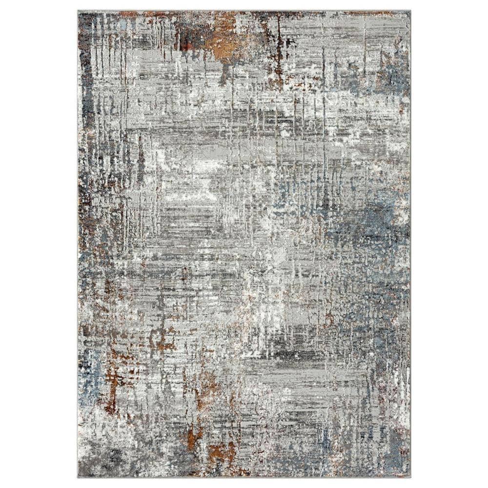 LUXE WEAVERS Camelia Collection Modern Abstract Multi 9x12 Indoor ...