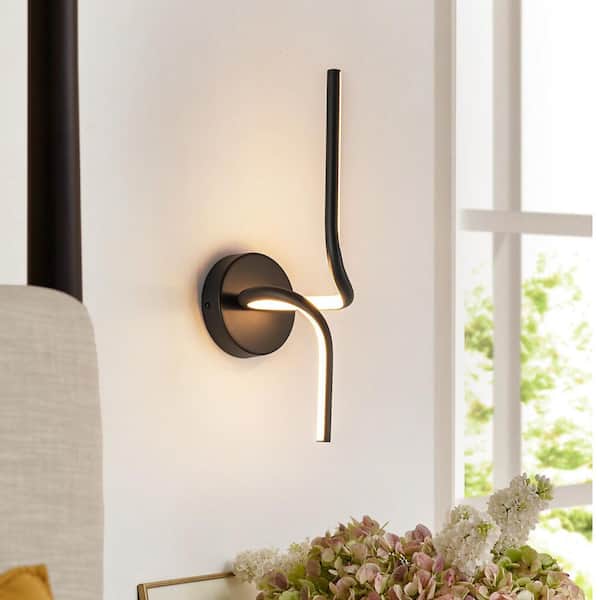 Reviews for Maxax 21 in. 2-Light Black Modern Dimmable Outdoor Aluminum ...
