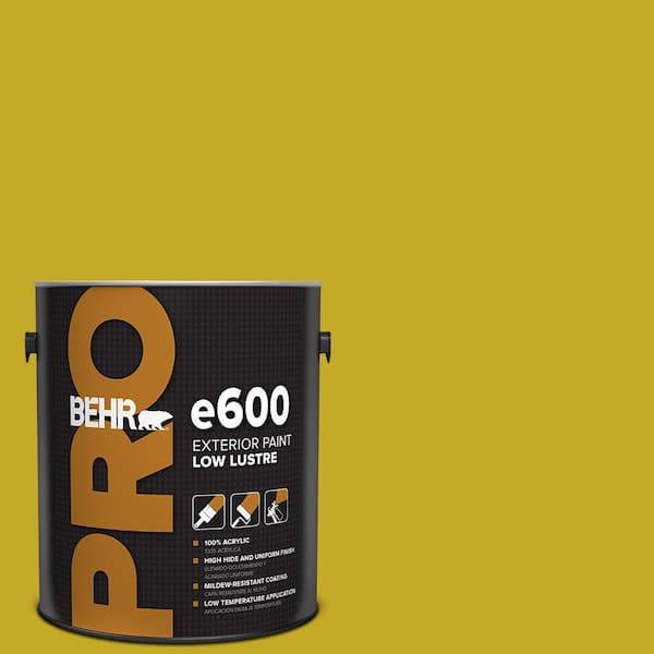 BEHR PRO 1 gal. #HDC-MD-03 Citronette Low Luster Exterior Paint PR62301 ...
