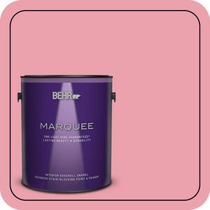 BEHR PREMIUM PLUS 8 oz. #P150-3 Pinque Flat Interior/Exterior Paint ...