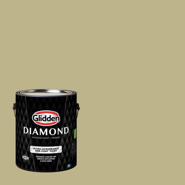 Glidden Diamond 1 gal. PPG1114-4 Cress Green Eggshell Interior Paint ...