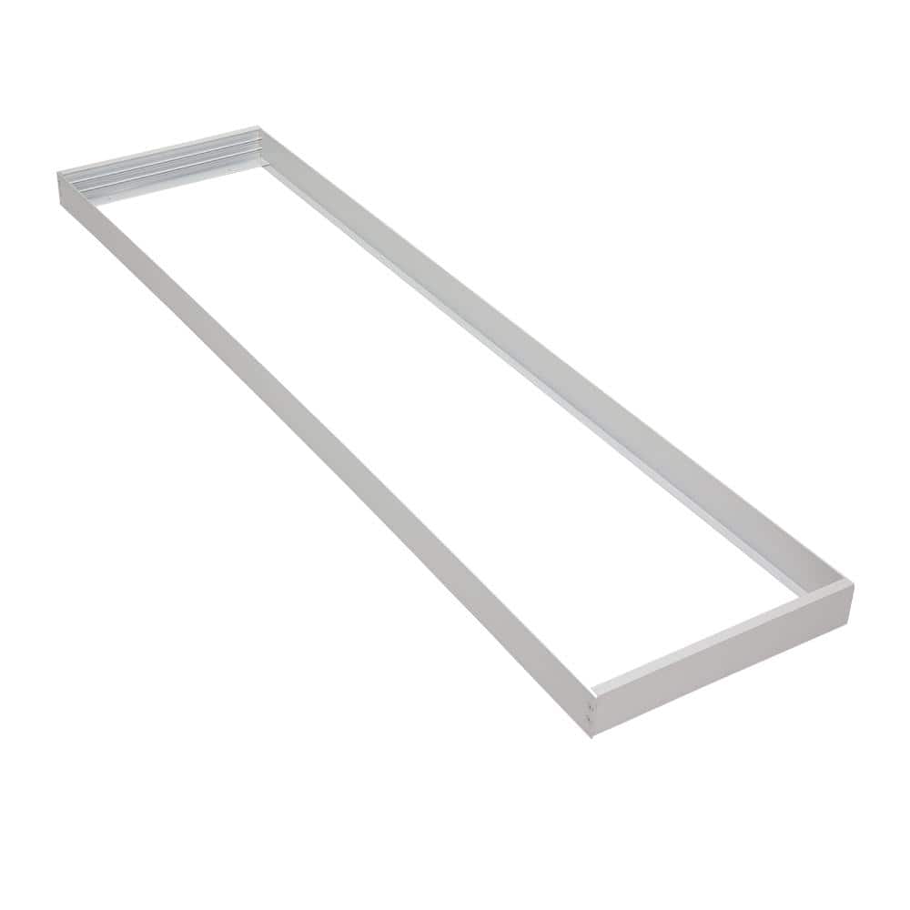 ETI LIGHTING 1 ft. x 4 ft. Surface Mounting Kit for 1x4 LED Troffer ...