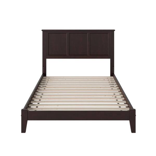 AFI Madison Espresso Full Solid Wood Frame Low Profile Platform Bed ...