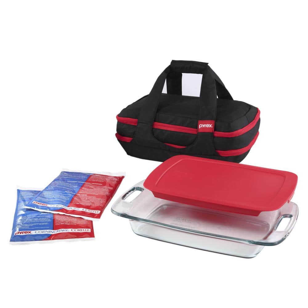 Pyrex Easy Grab 9-Piece Glass Bakeware and Storage Set-1102267 - The ...
