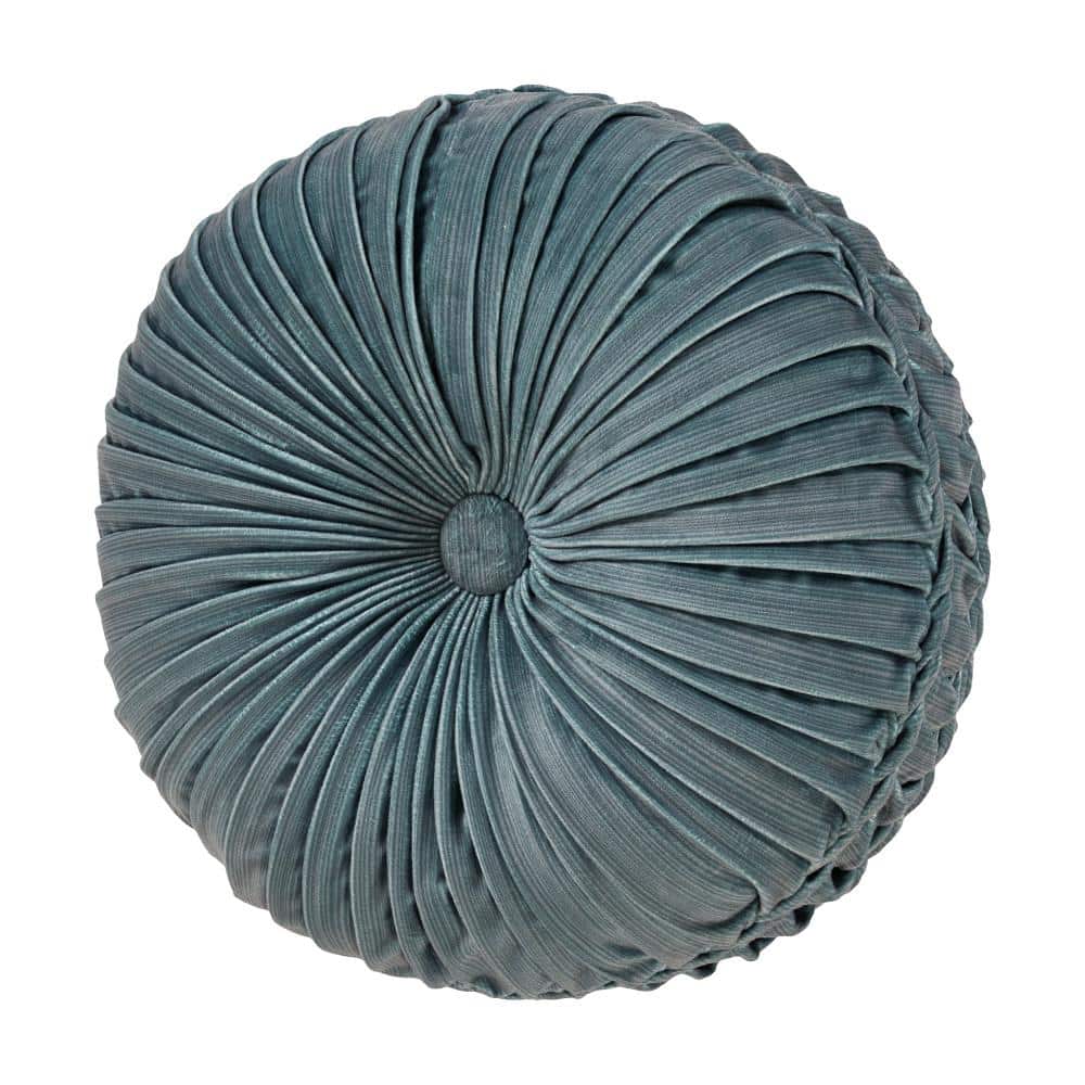 Viccorino Polyester Tufted Round Decorative Throw Pillow 15 X 15 in ...