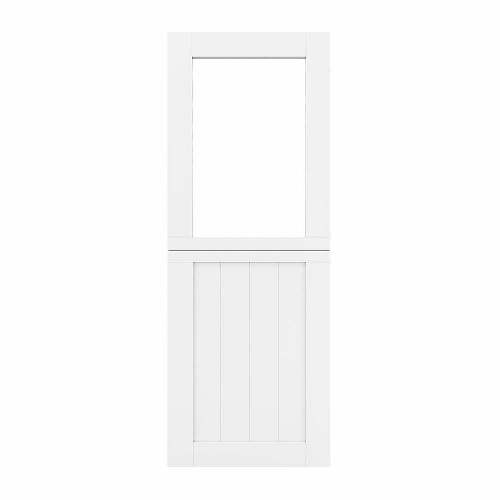 ARK DESIGN 30 in. x 80 in. Primed White Finish Solid Core MDF Universal ...