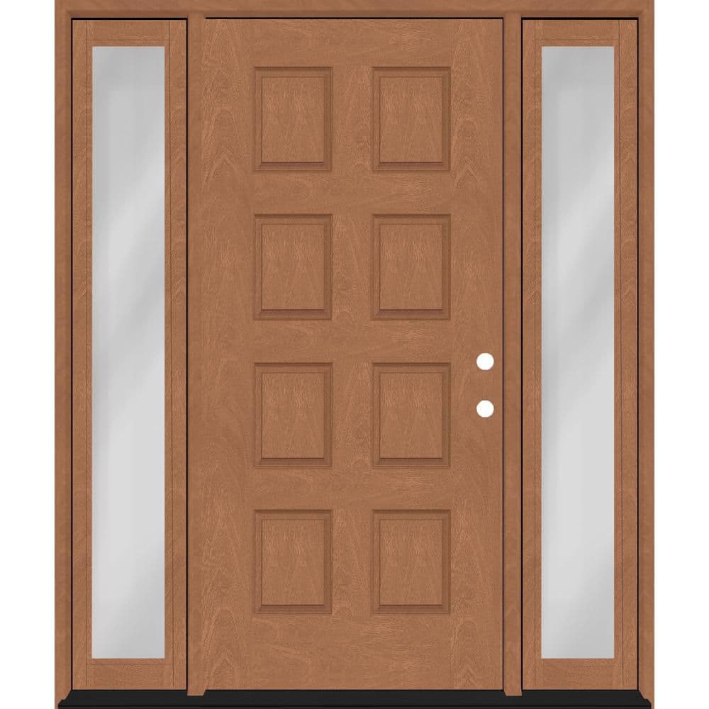 Steves & Sons Regency 64 in. x 80 in. 8-Panel LHIS AutumnWheat Stain ...