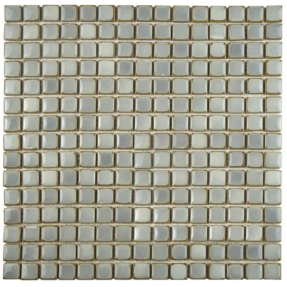 Reviews for Merola Tile Hudson Edge Grey Eye 12 in. x 12 in. Porcelain ...