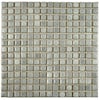 Merola Tile Hudson Edge Grey Eye 6 in. x 6 in. Porcelain Mosaic Take ...