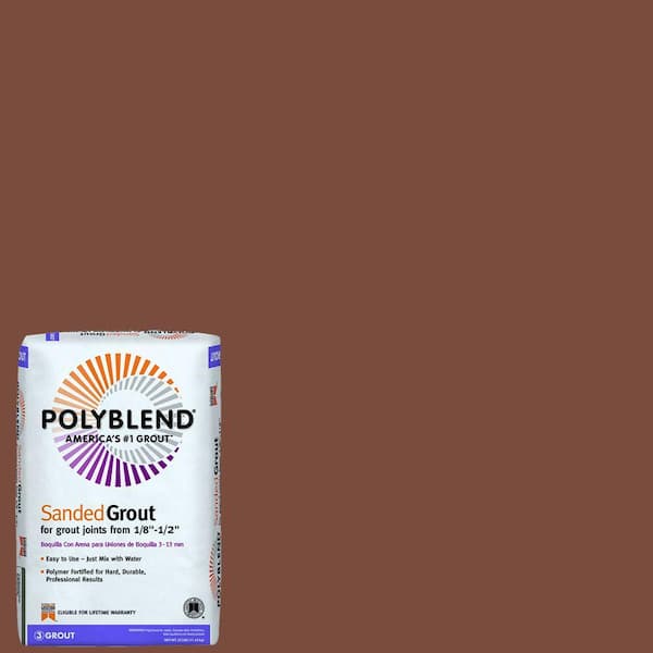 Custom Building Products Polyblend #50 Nutmeg 25 lb. Sanded Grout ...