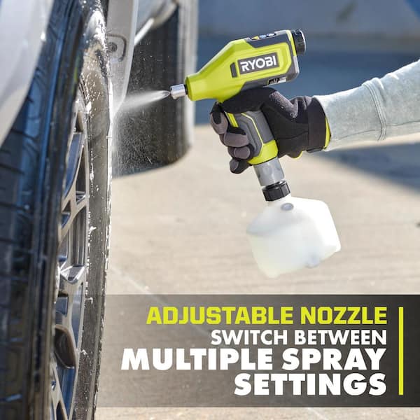 RYOBI USB Lithium Cordless Compact Sprayer with 2.0 Ah Battery and ...