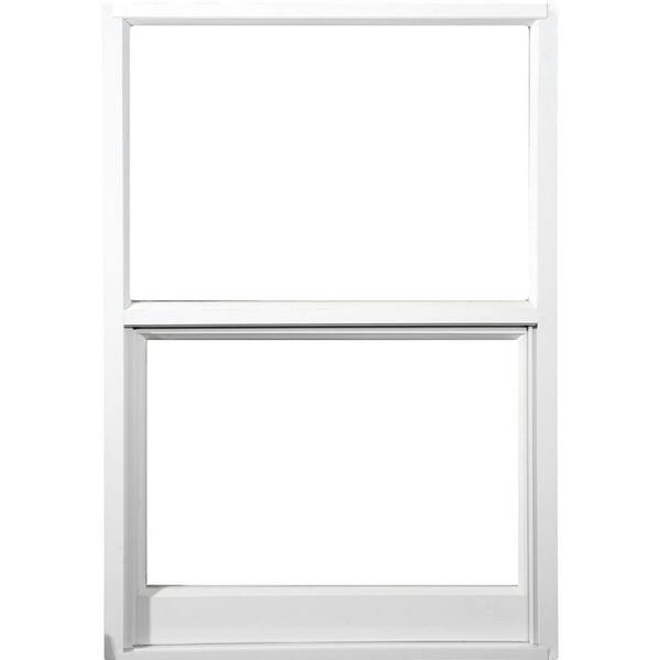 AWP 37 in. x 50-5/8 in. Series 2500 White Single Hung Aluminum Impact ...