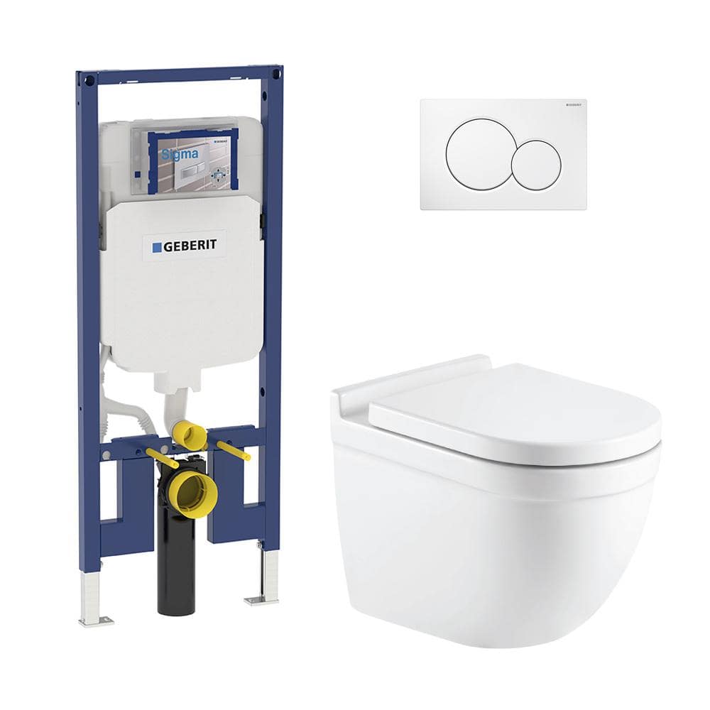 Reviews for Geberit 2-piece 0.8/1.6 GPF Dual Flush Architectura ...