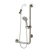 PULSE Showerspas ErgoSlideBar Right 5-Spray Wall Bar Shower Kit In ...