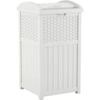 ECOSOLUTION ECOSolution 32 Gal. Wheeled Outdoor Garbage Can with Lid ...