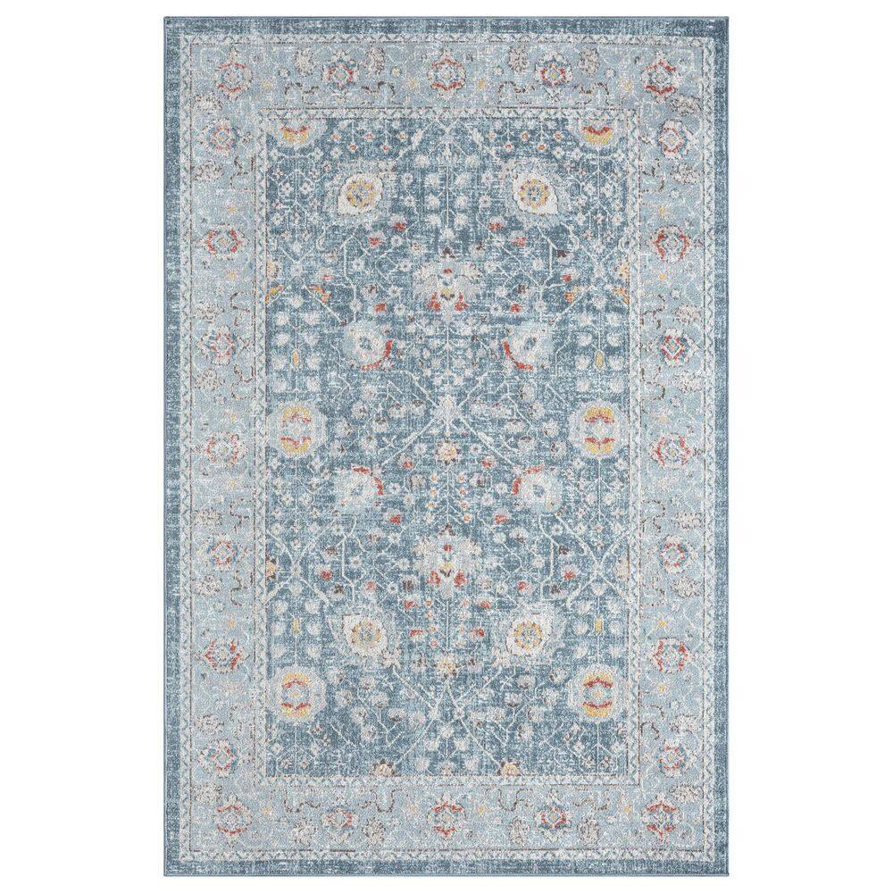 Blue 5 ft. 3 in. x 7 ft. 10 in. Anamica Bohemian/Electric Floral ...