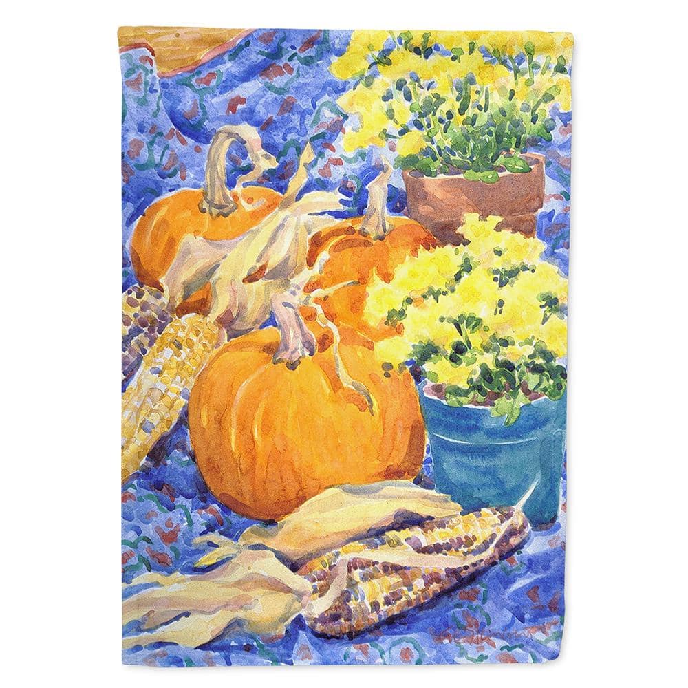 Caroline's Treasures 28 in. x 40 in. Polyester Flower - Mums Flag ...