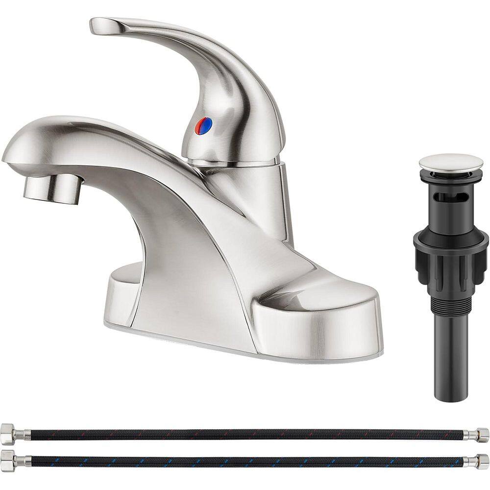 PICTURESQUE CENDU LLC 4 in. Centerset Single Handle Mid Arc Bathroom ...