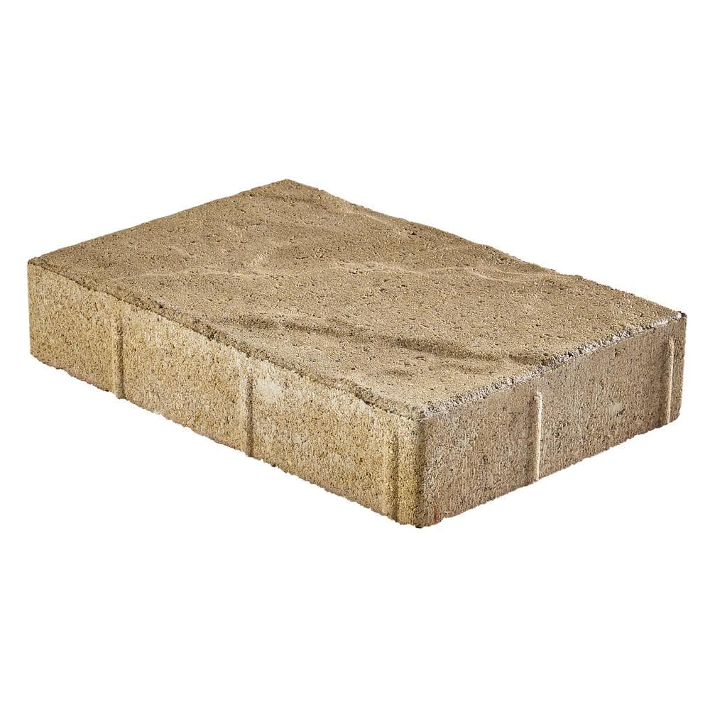 Pavestone Taverna Rec 12 in. x 8 in. x 2 in. San Marcos Blend Concrete ...