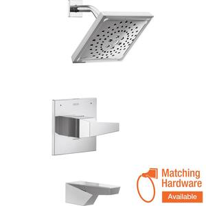 Delta Trillian 1-Handle Wall-Mount Shower Trim Kit in Lumicoat Chrome ...