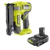 RYOBI ONE+ 18V Cordless Airstrike 23-Gauge Pin Nailer with 2.0 Ah ...