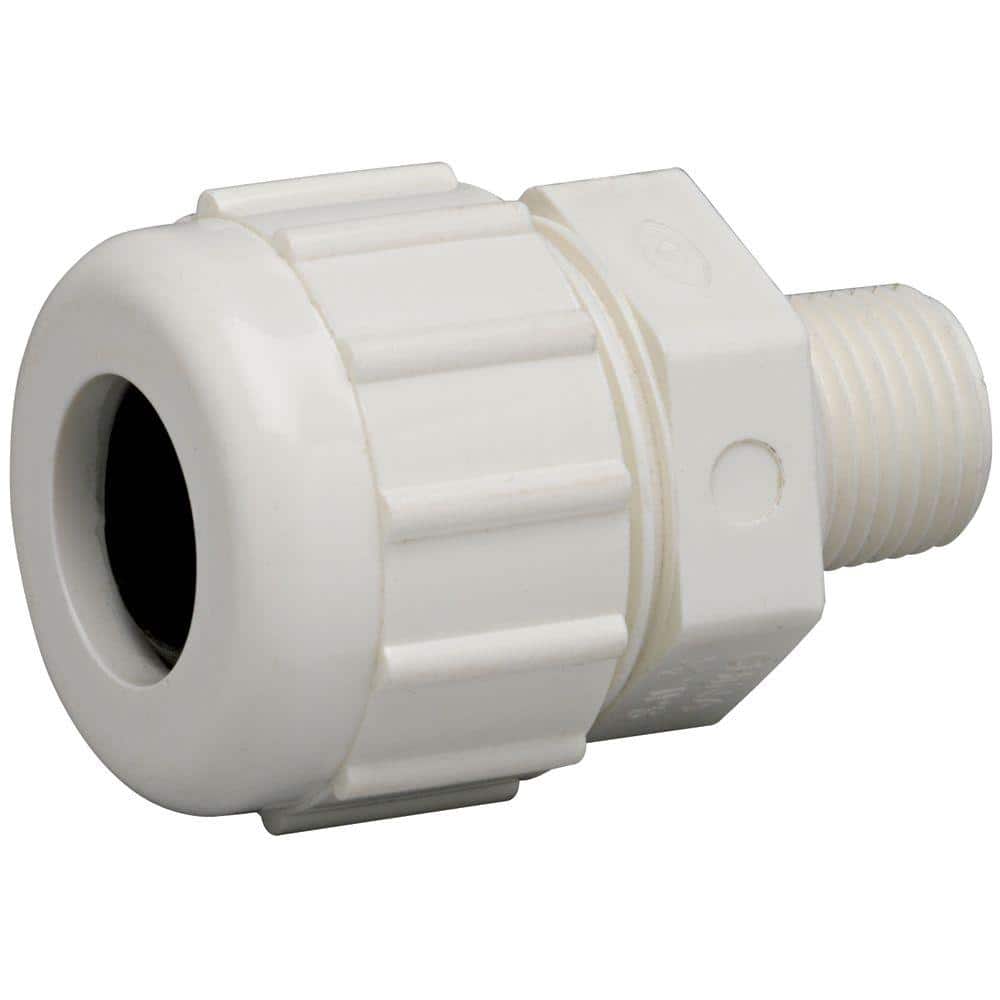 Homewerks Worldwide 1 in. Compression x 1 in. MIP PVC Union Adapter 511 ...
