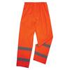 Ergodyne GloWear 8916 Men's X-Large Orange Lightweight Hi-Vis Class E Rain Pants 8916 - The Home ...