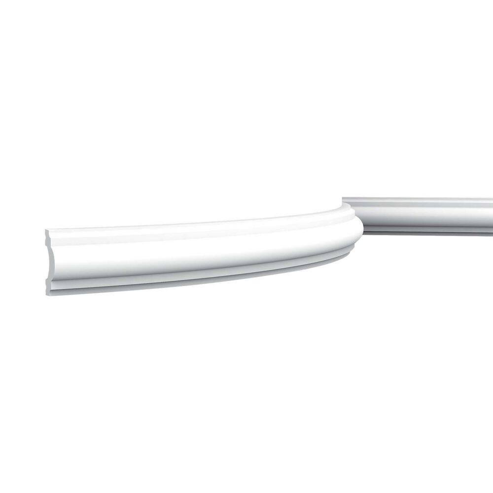 ORAC DECOR 3/4 in. D x 1-5/8 in. W x 78- 3/4 in. W L. Primed White ...